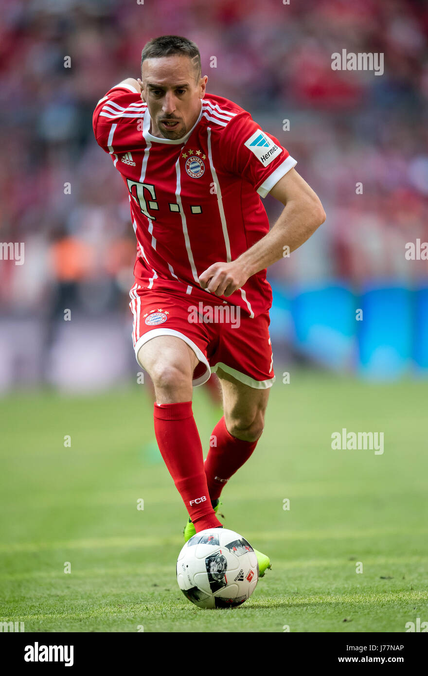 Munich's Franck Ribery in action during the German Bundesliga soccer ...