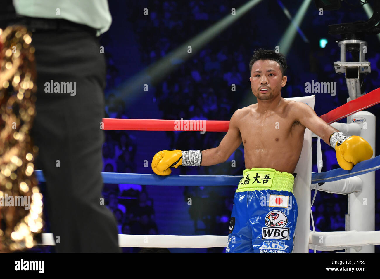 Daigo Higa (JPN), MAY 20, 2017 - Boxing : Daigo Higa of Japan waits in the neutral corner after ...