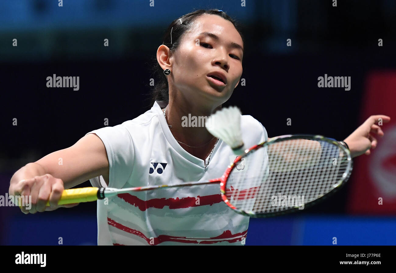 (170524) -- GOLD COAST, May 24, 2017 (Xinhua) -- Chinese Taipei's Tai ...