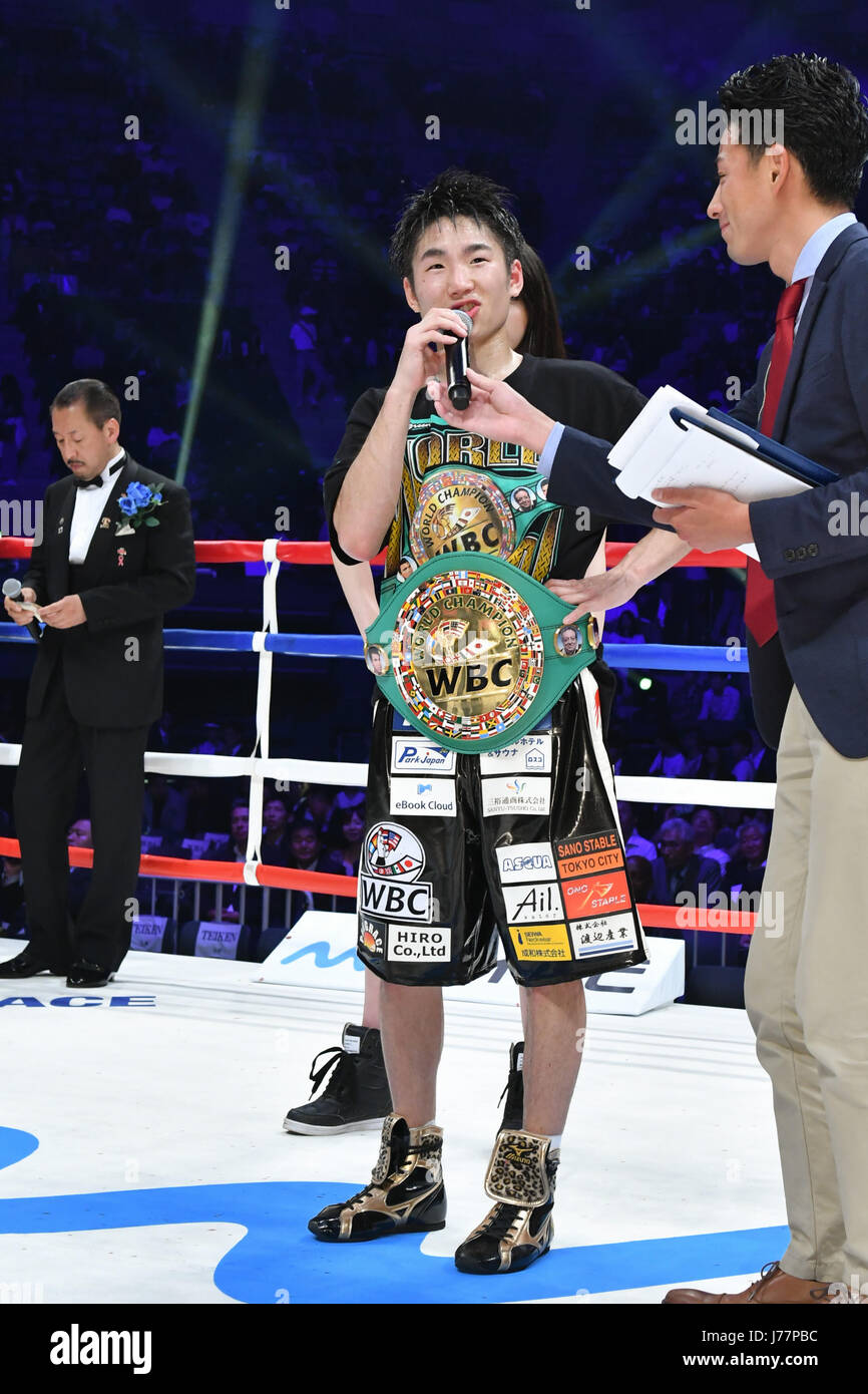 (R-L) Takuya Kimura, Ken Shiro (JPN), Naoki Sudo, MAY 20, 2017 - Boxing ...