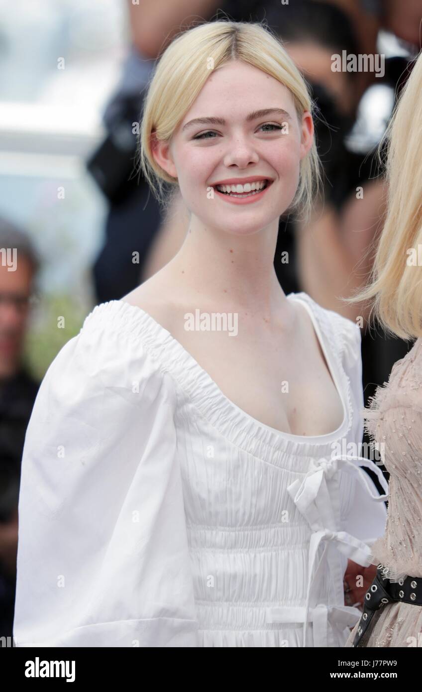 ELLE FANNING ACTRESS THE BEGUILED, PHOTOCALL. 70TH CANNES FILM FESTIVAL ...