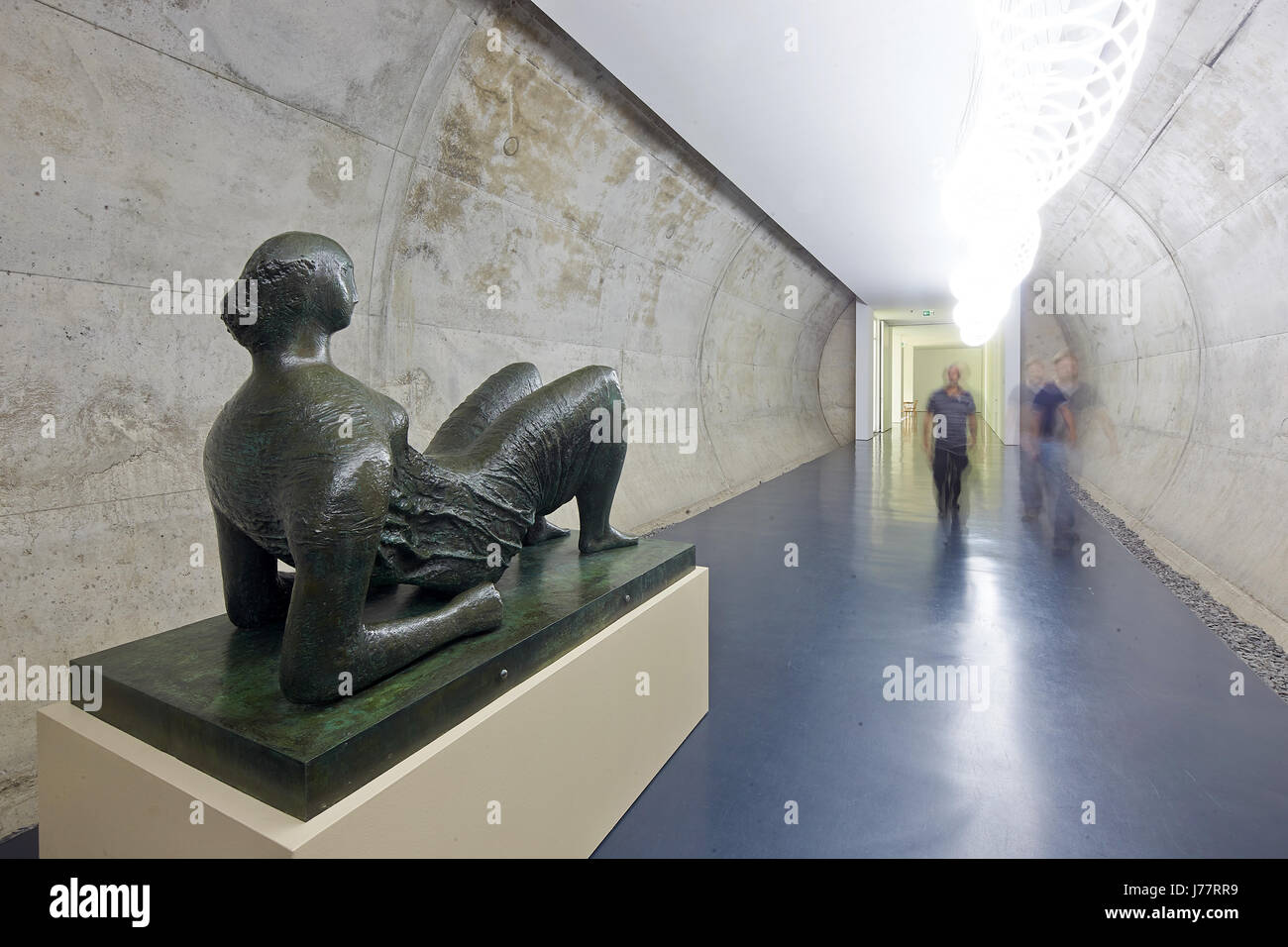 Henry Moore's 'Draped reclining figure, 1952-53' on display in the Arp ...
