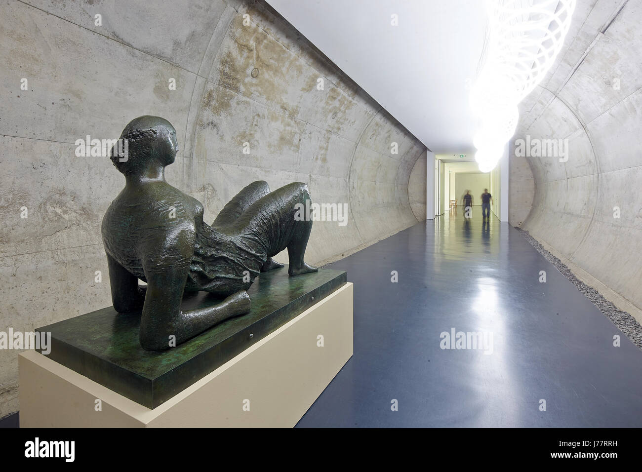 Henry Moore's 'Draped reclining figure, 1952-53' on display in the Arp ...