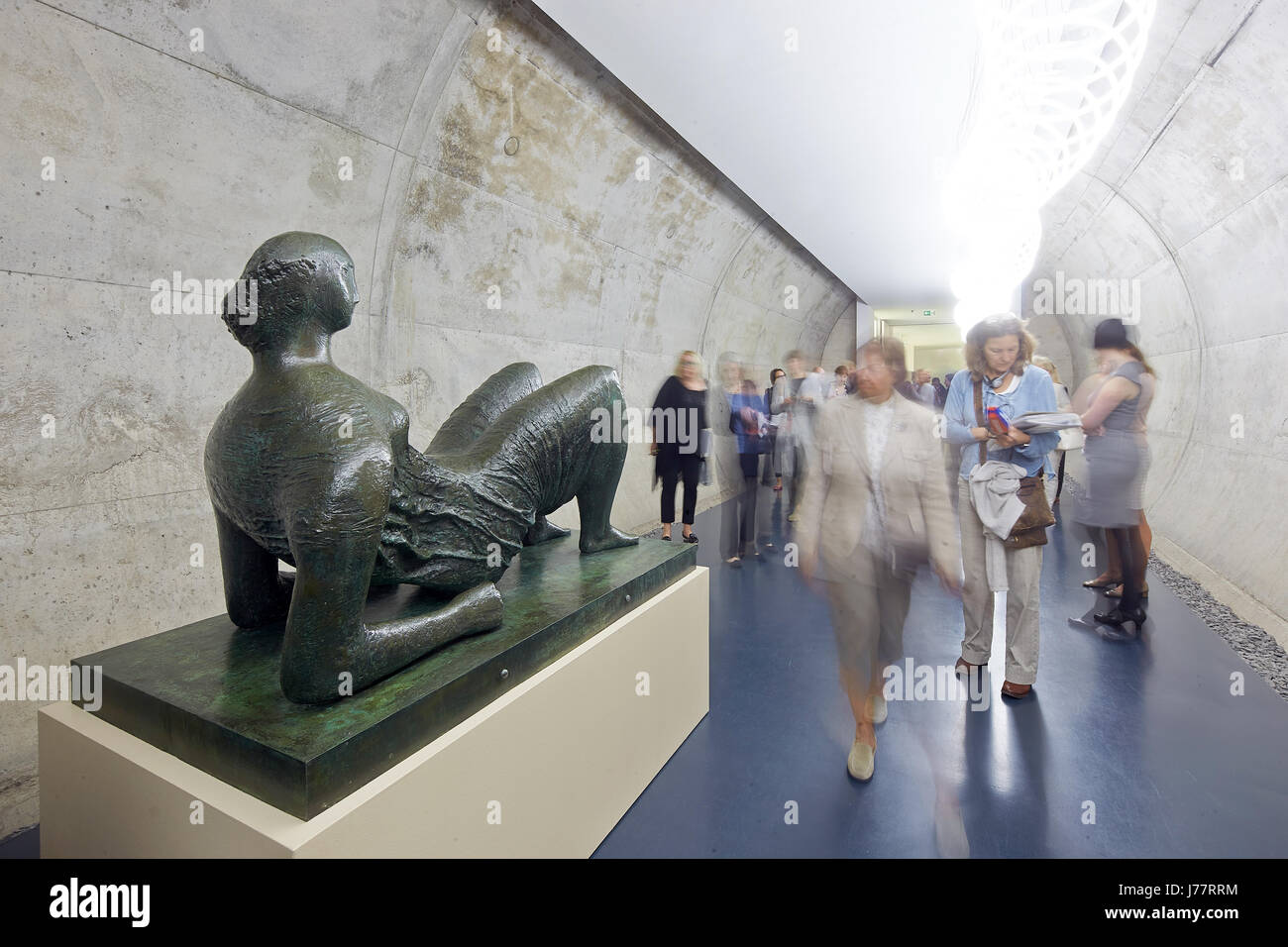 Henry Moore's 'Draped reclining figure, 1952-53' on display in the Arp ...