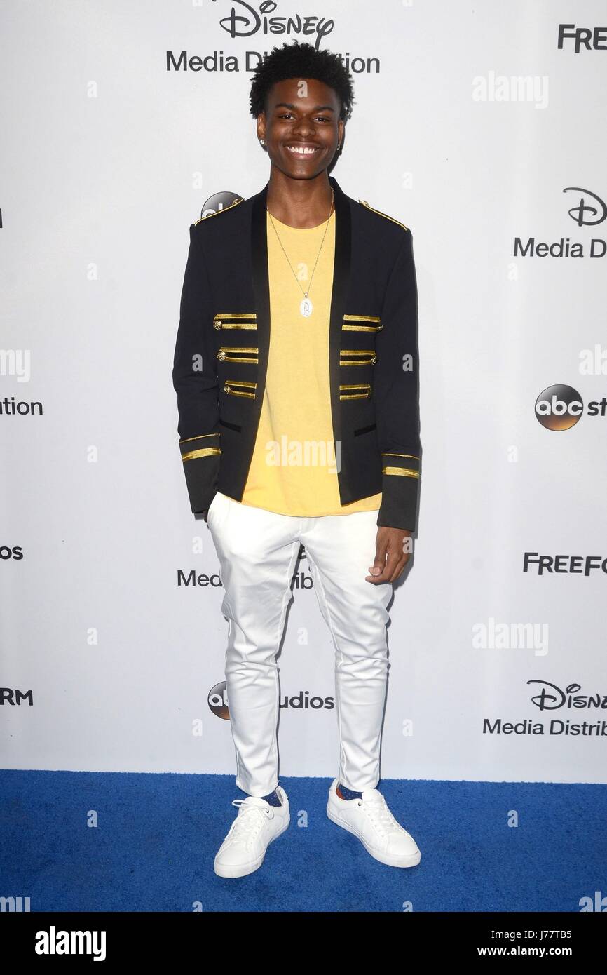 Aubrey Joseph at arrivals for 2017 ABC/Disney Media Distribution ...