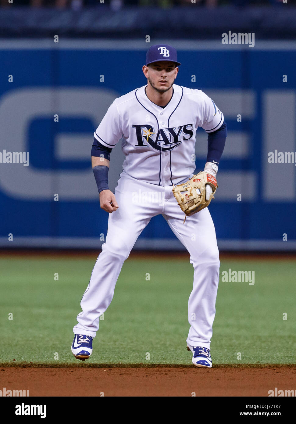 May 23, 2017 - Tampa Bay Rays second baseman Daniel Robertson (29) in ...