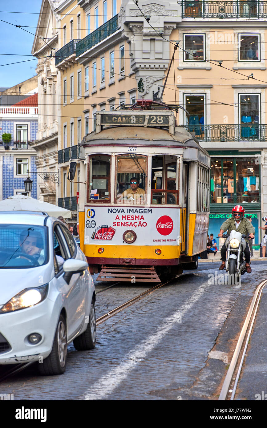 The Lisbon tramway network serves the municipality of Lisbon Stock ...