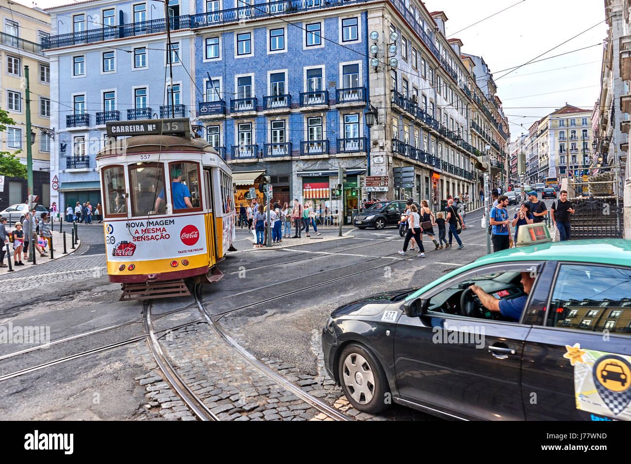 The Lisbon tramway network serves the municipality of Lisbon Stock ...