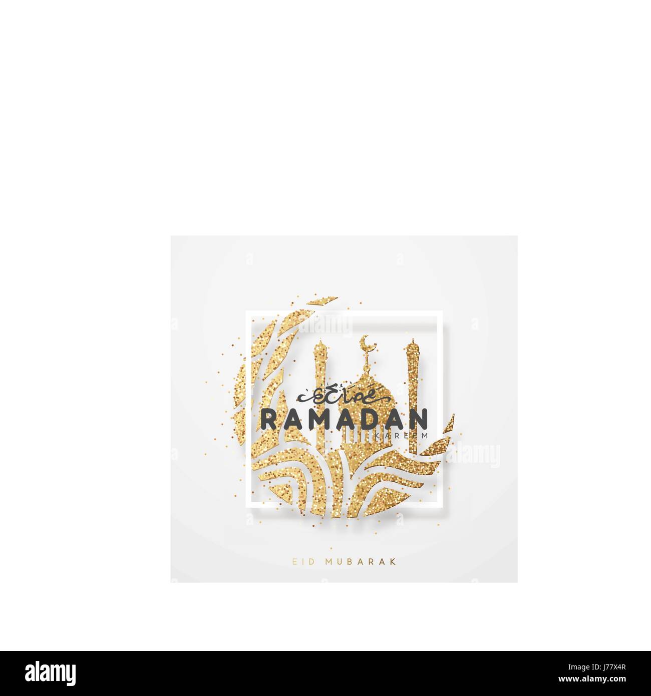Ramadan greeting card with arabic calligraphy Ramadan Kareem Stock ...