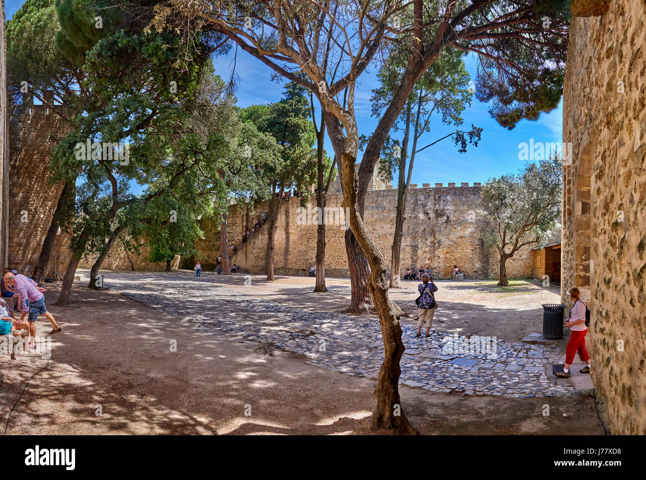 Saint George Castle Stock Photo - Alamy