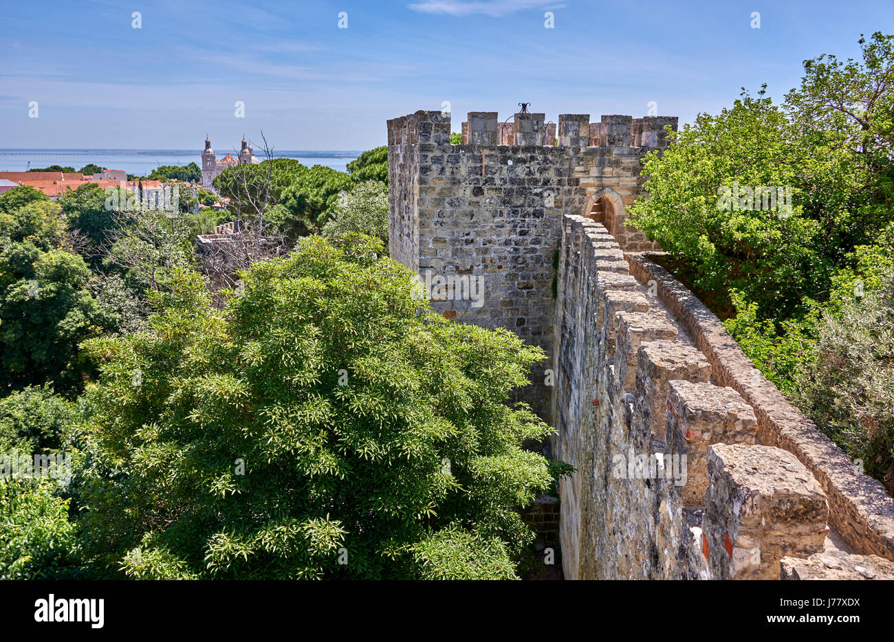 Saint George Castle Stock Photo - Alamy