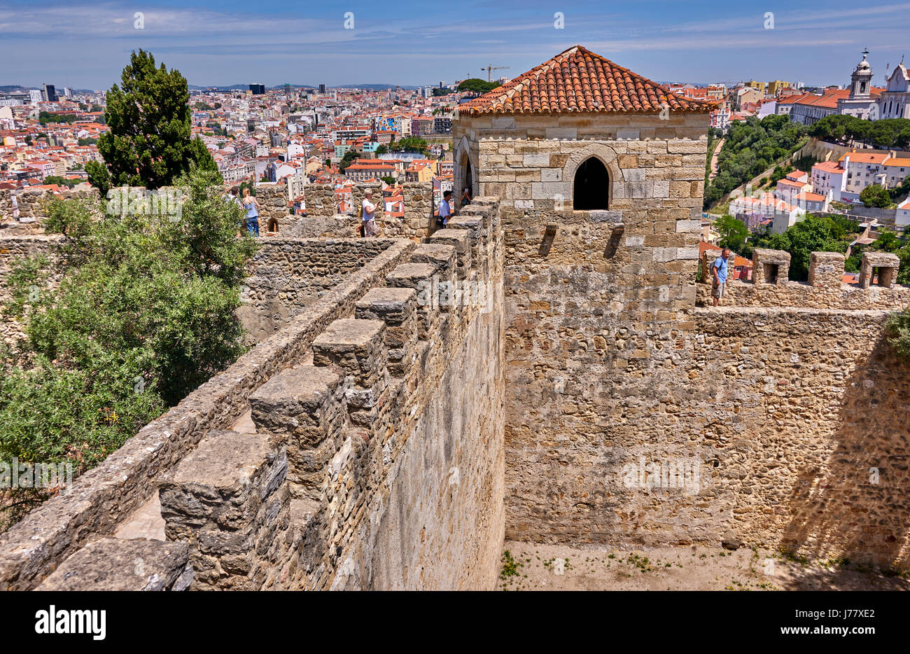 Saint George Castle Stock Photo - Alamy