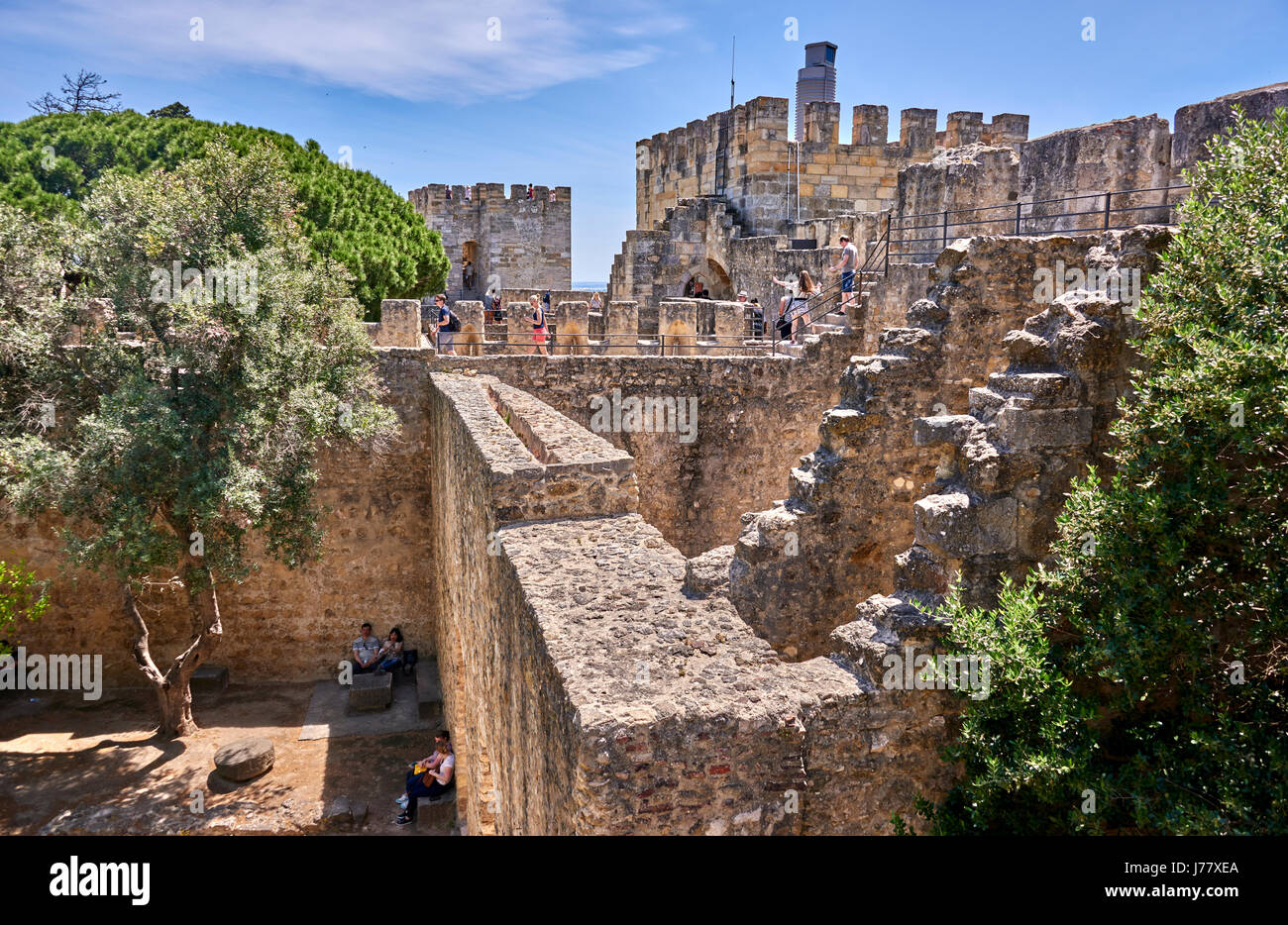 Saint George Castle Stock Photo - Alamy