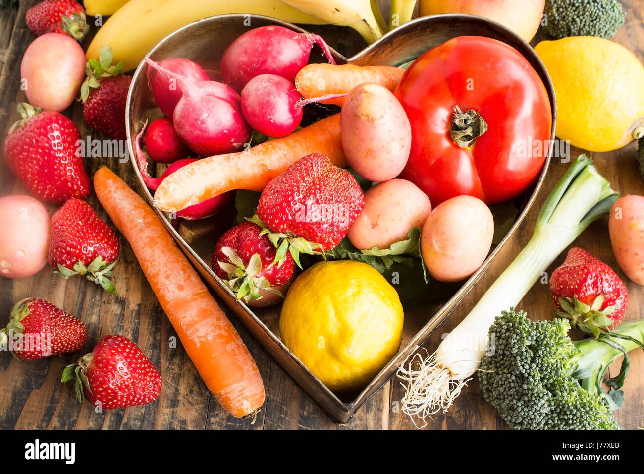 Various Healthy Food, Fruits and Vegetables Stock Photo - Alamy