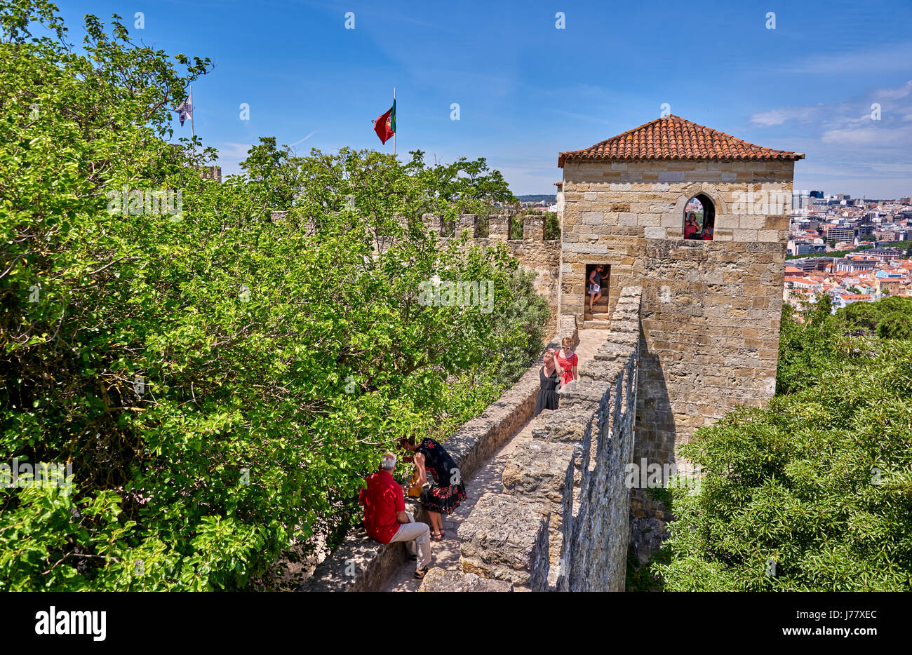 Saint George Castle Stock Photo - Alamy