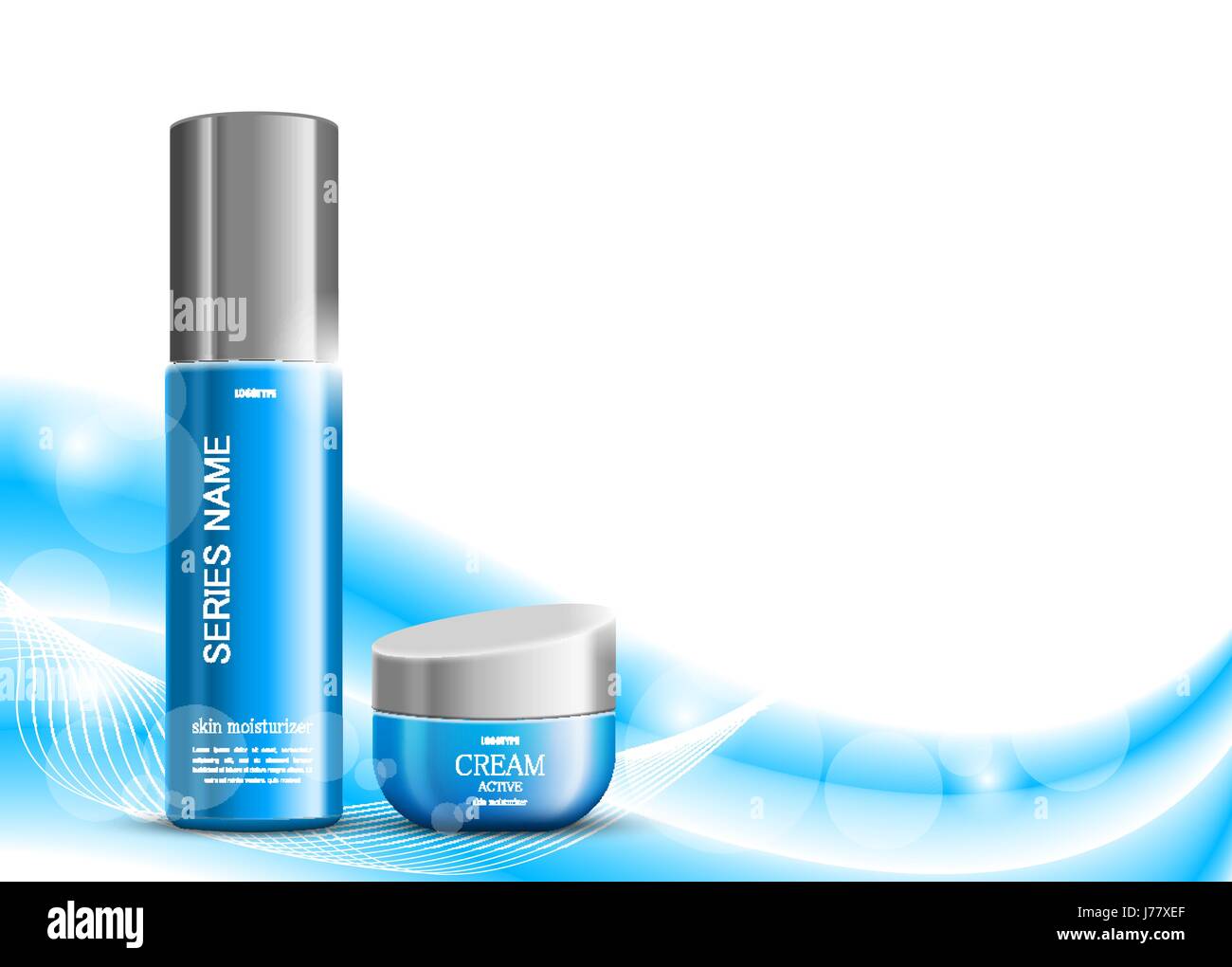 Skin moisturizer cosmetic design template Stock Vector Image & Art - Alamy