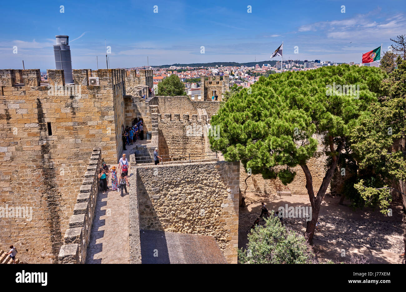 Saint George Castle Stock Photo - Alamy