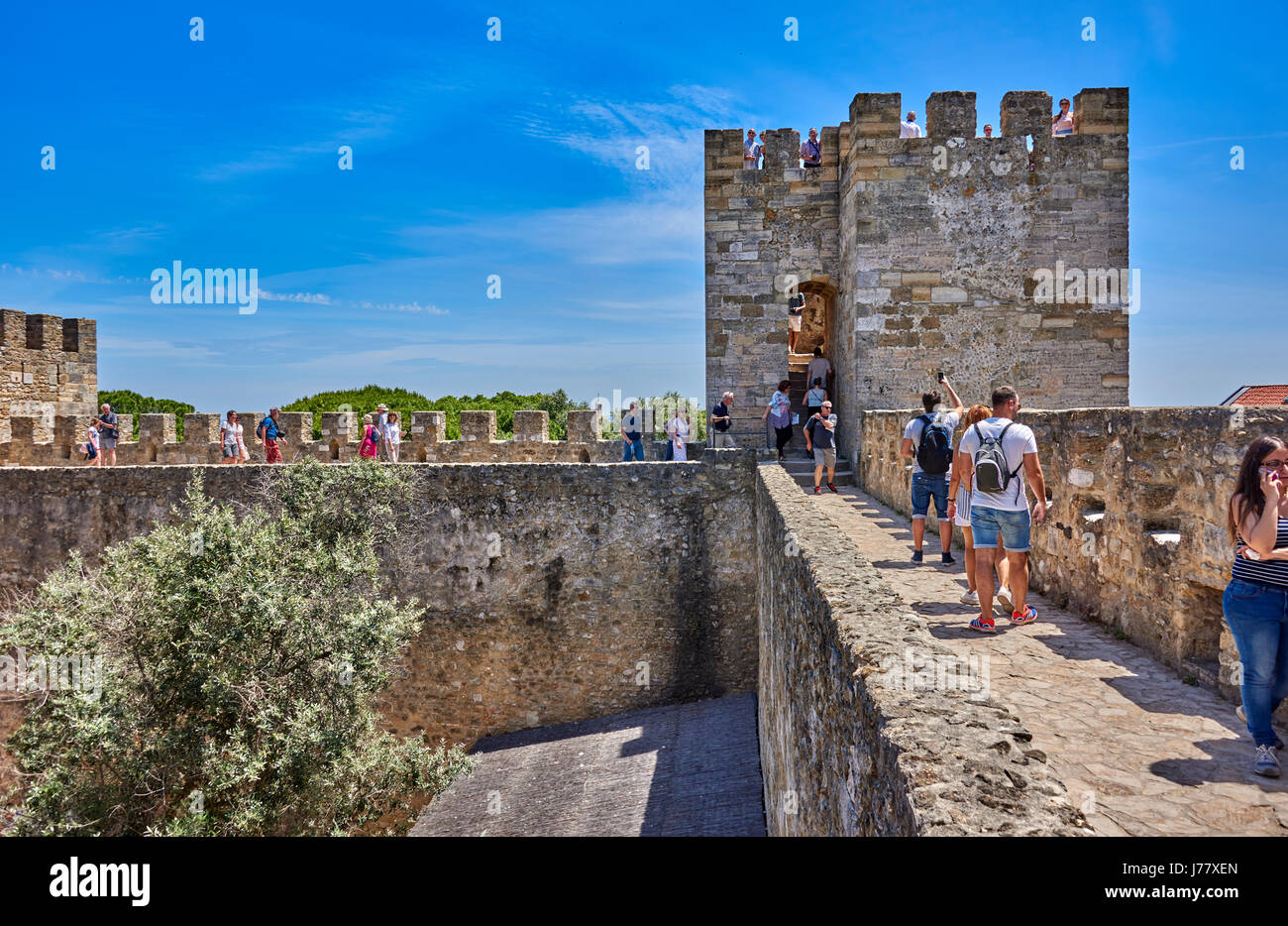Saint George Castle Stock Photo - Alamy