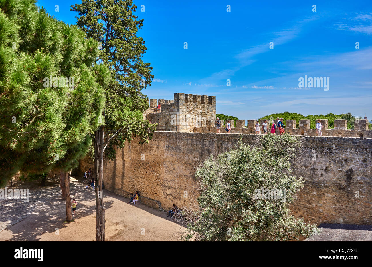 Saint George Castle Stock Photo - Alamy