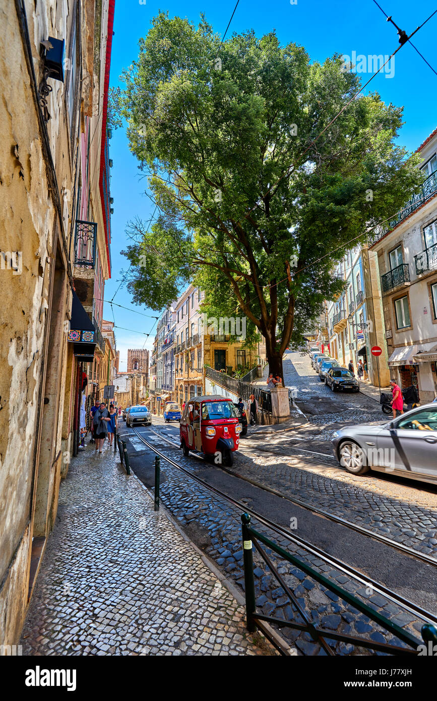 Lisbon is the capital and the largest city of portugal hi-res stock ...