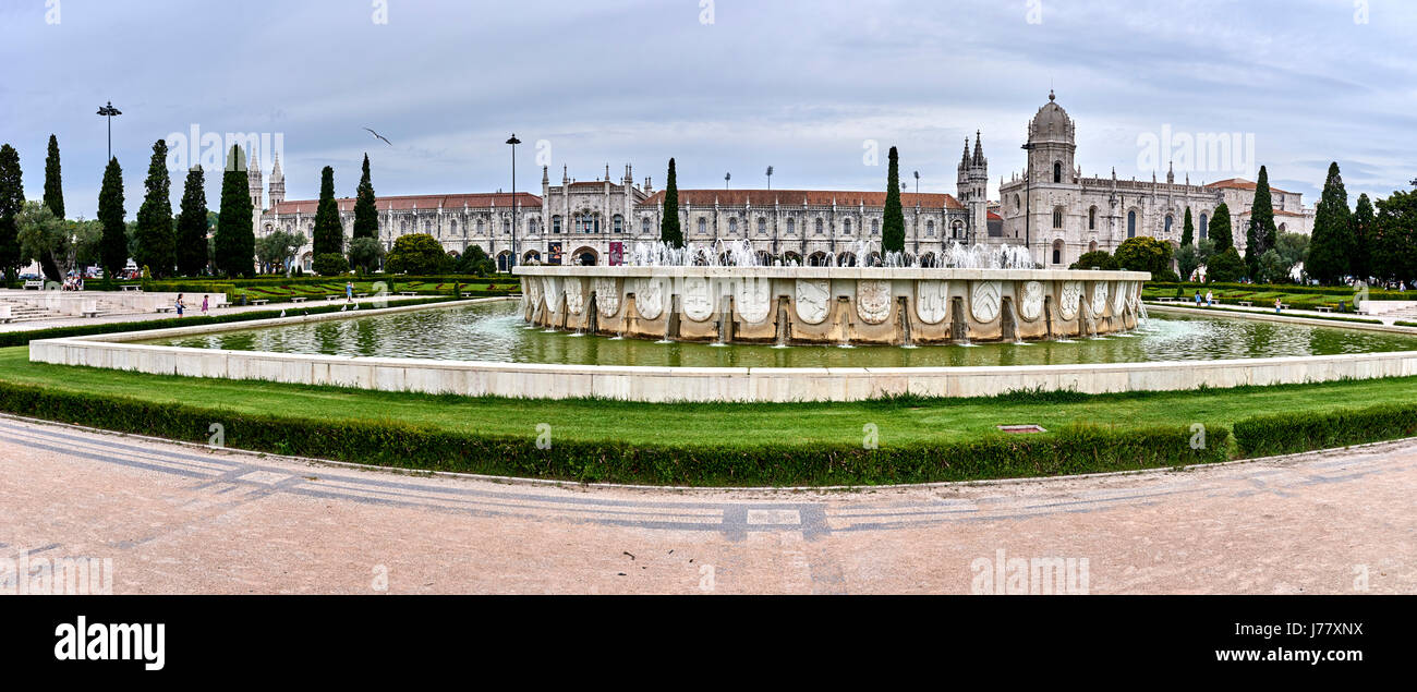 The harbour of praia do restelo was an advantageous spot hi-res stock ...