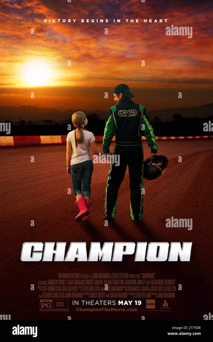 CHAMPION, US poster, from left: Faith Renee Kennedy, Andrew Cheney ...