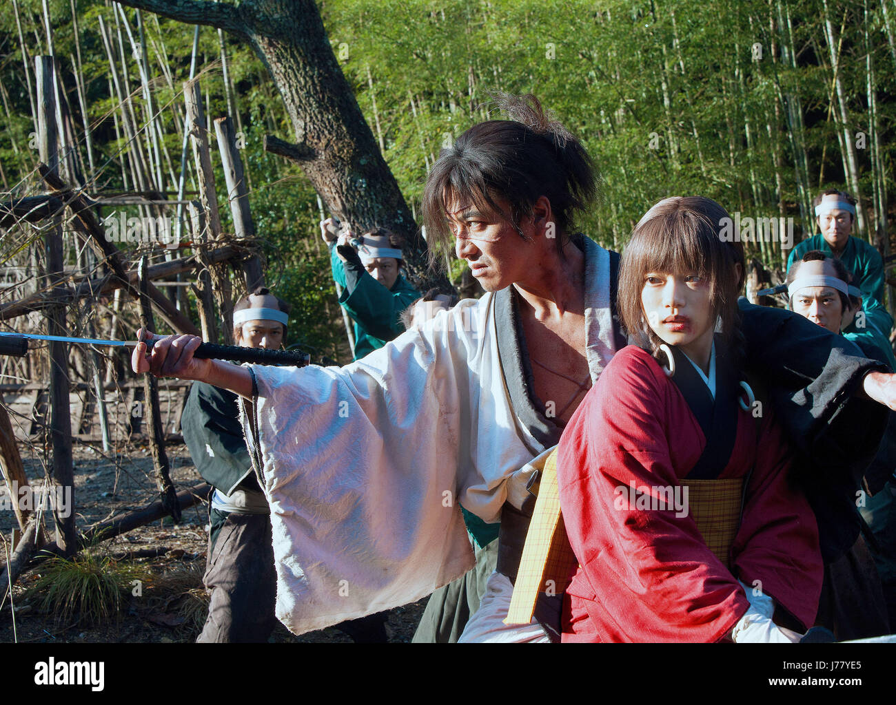 BLADE OF THE IMMORTAL, (aka MUGEN NO JUNIN), l-r: Takuya Kimura, Hana Sugisaki, 2017. ©Magnet ...