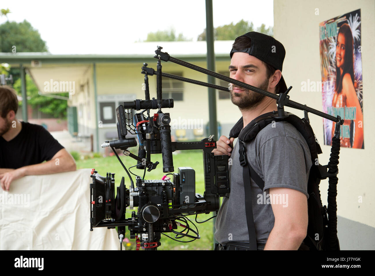 DEVIL'S DOMAIN, director Jared Cohn, on set, 2016. © The Orchard ...