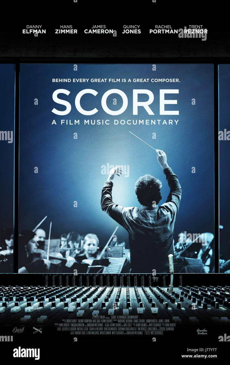 SCORE: A FILM MUSIC DOCUMENTARY, US poster, 2016. ©Gravitas Ventures ...