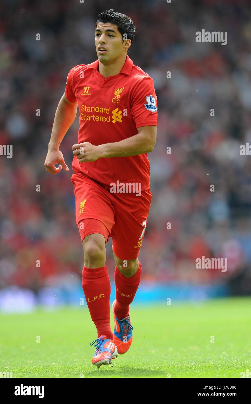 LUIS SUAREZ LIVERPOOL FC LIVERPOOL FC ANFIELD LIVERPOOL ENGLAND 02 ...