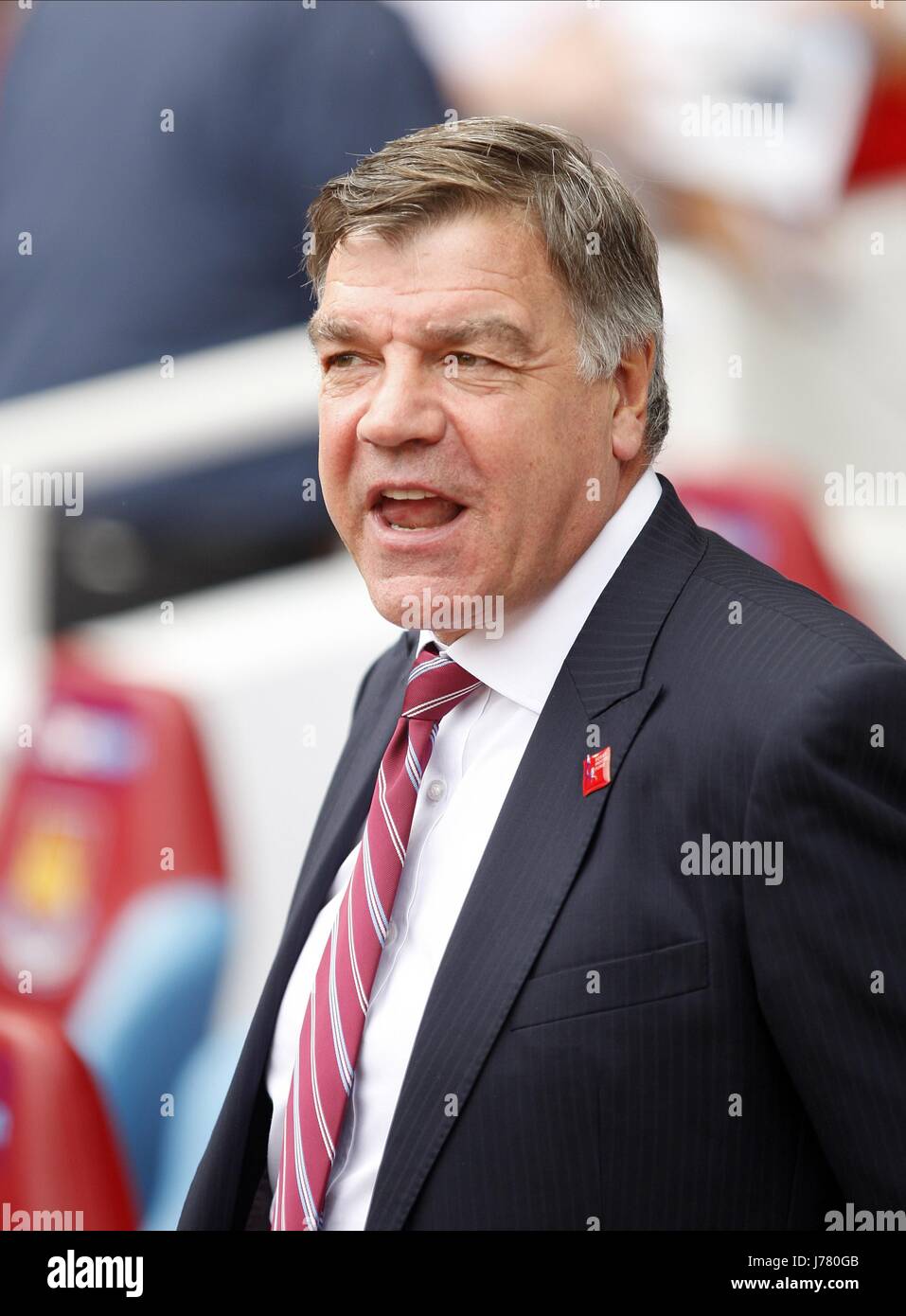SAM ALLARDYCE WEST HAM UNITED FC MANAGER UPTON PARK LONDON ENGLAND 01 ...
