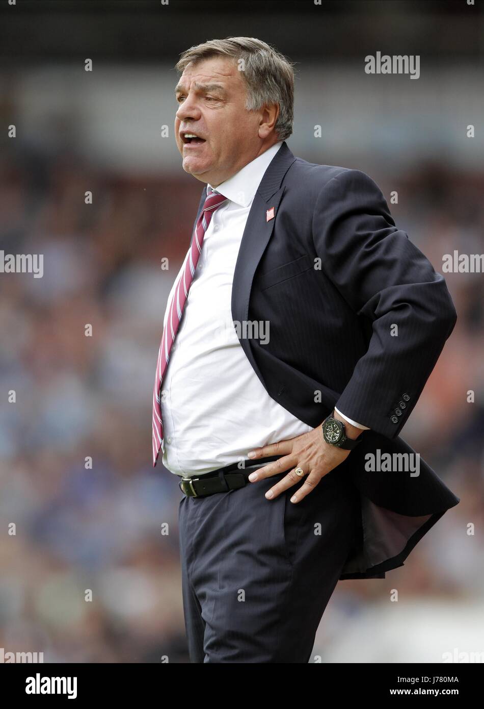 SAM ALLARDYCE WEST HAM UNITED FC UPTON PARK LONDON ENGLAND 01 September ...
