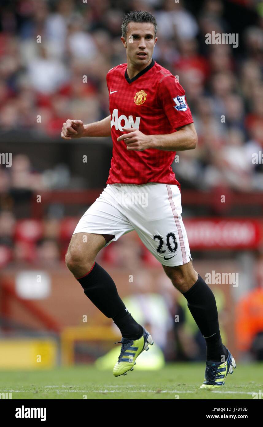 ROBIN VAN PERSIE MANCHESTER UNITED V WIGAN ATHL OLD TRAFFORD MANCHESTER ...