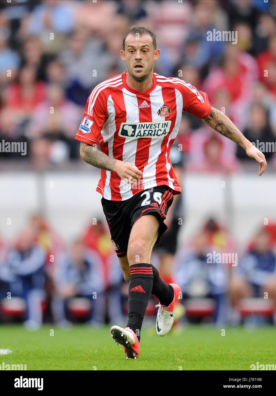 STEVEN FLETCHER SUNDERLAND FC STADIUM OF LIGHT SUNDERLAND ENGLAND 15 ...