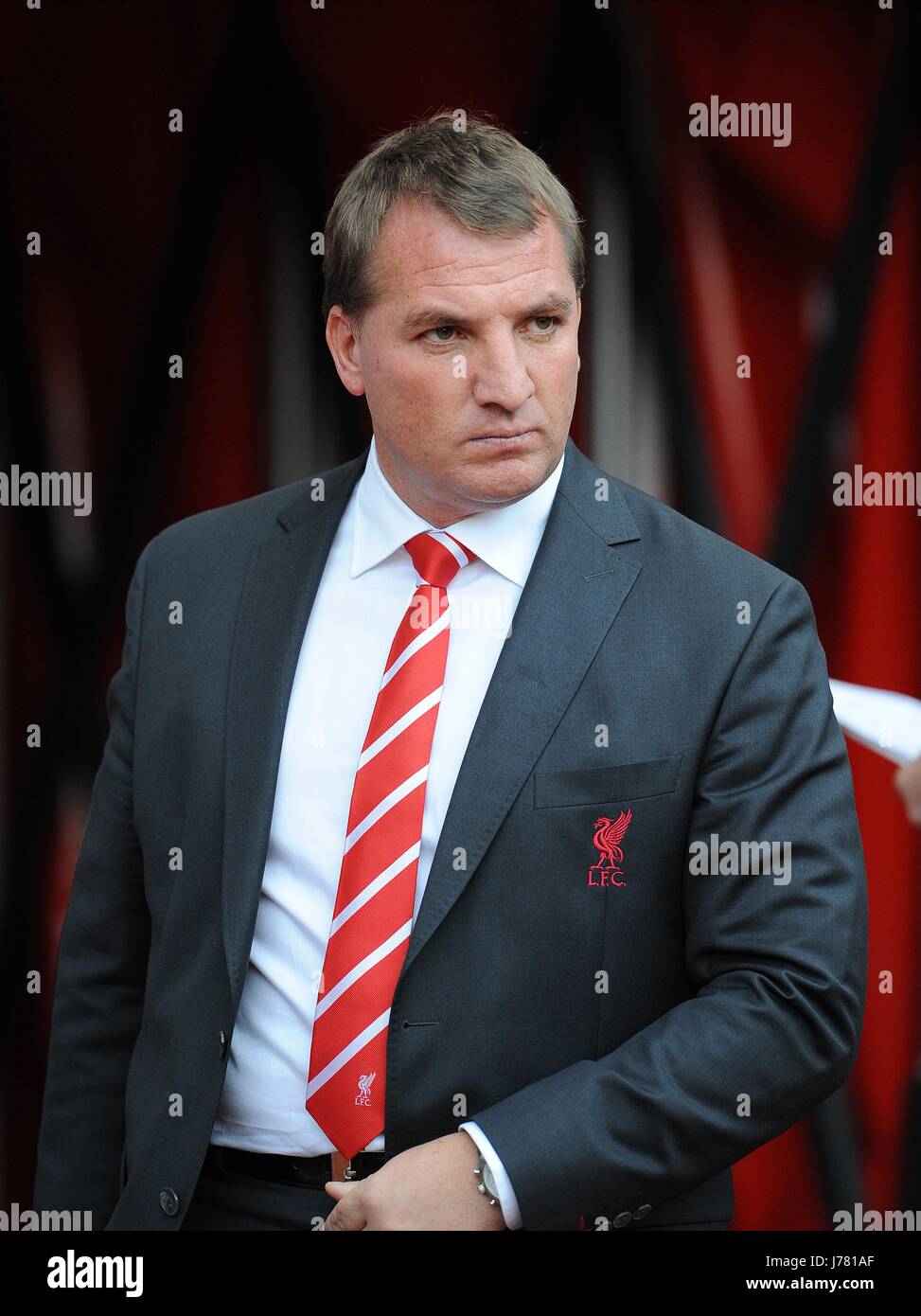 BRENDAN RODGERS LIVERPOOL FC MANAGER LIVERPOOL FC MANAGER STADIUM OF ...