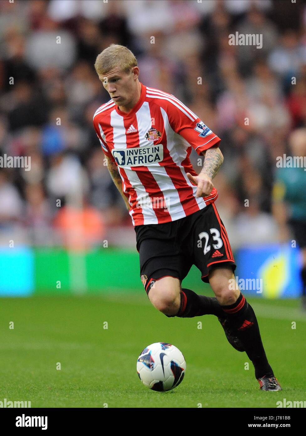 JAMES MCCLEAN SUNDERLAND FC SUNDERLAND FC STADIUM OF LIGHT SUNDERLAND ...