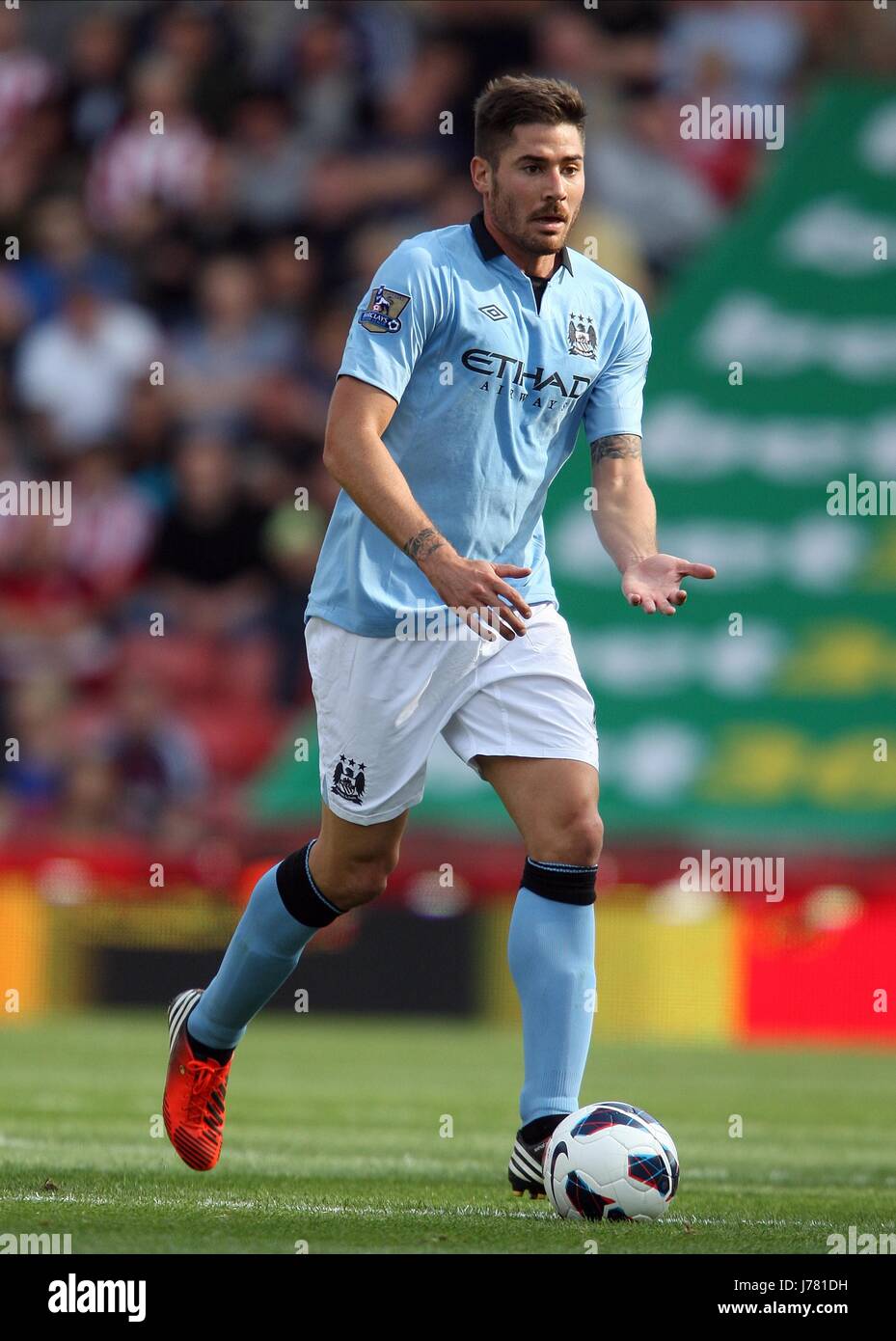 JAVI GARCIA MANCHESTER CITY FC MANCHESTER CITY FC BRITANNIA STADIUM ...