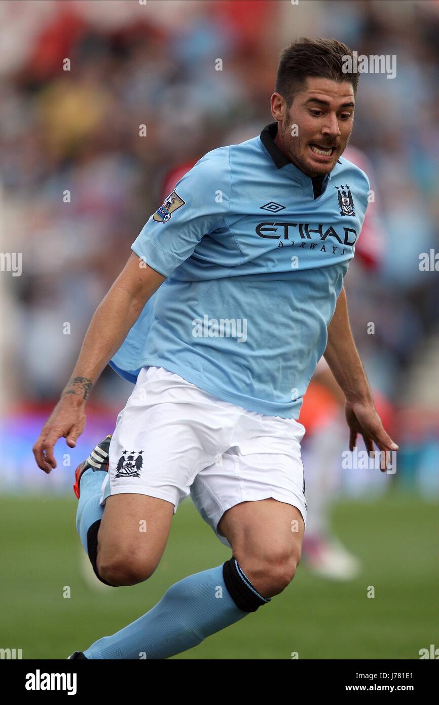 JAVI GARCIA MANCHESTER CITY FC MANCHESTER CITY FC BRITANNIA STADIUM ...