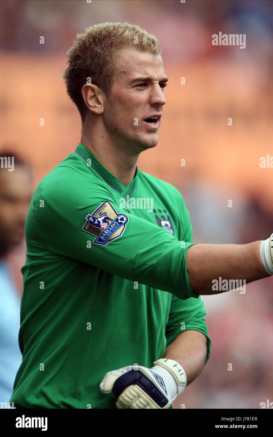 JOE HART MANCHESTER CITY FC MANCHESTER CITY FC BRITANNIA STADIUM STOKE ...