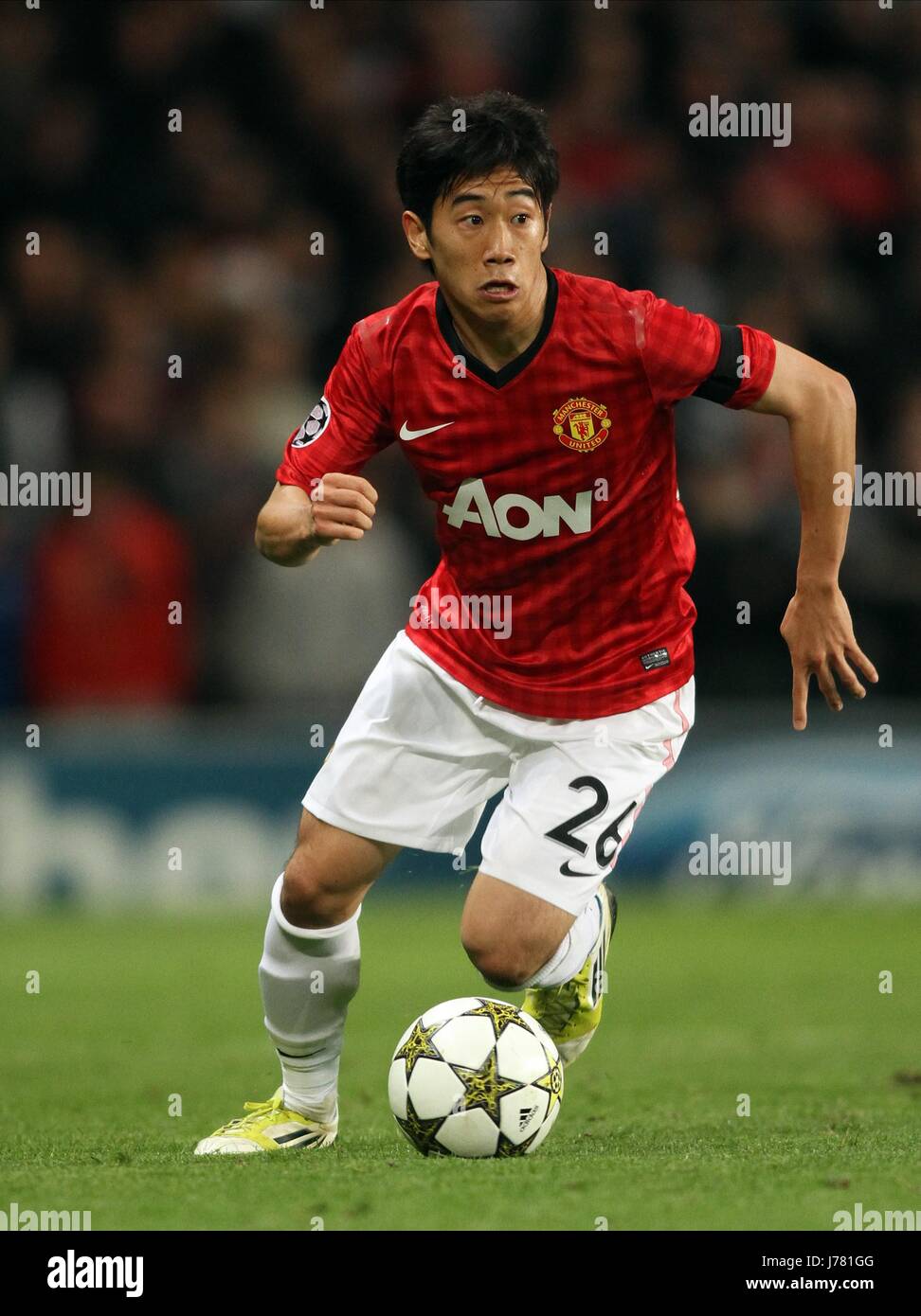 SHINJI KAGAWA MANCHESTER UNITED MANCHESTER ENGLAND UK 19 September 2012 Stock Photo - Alamy
