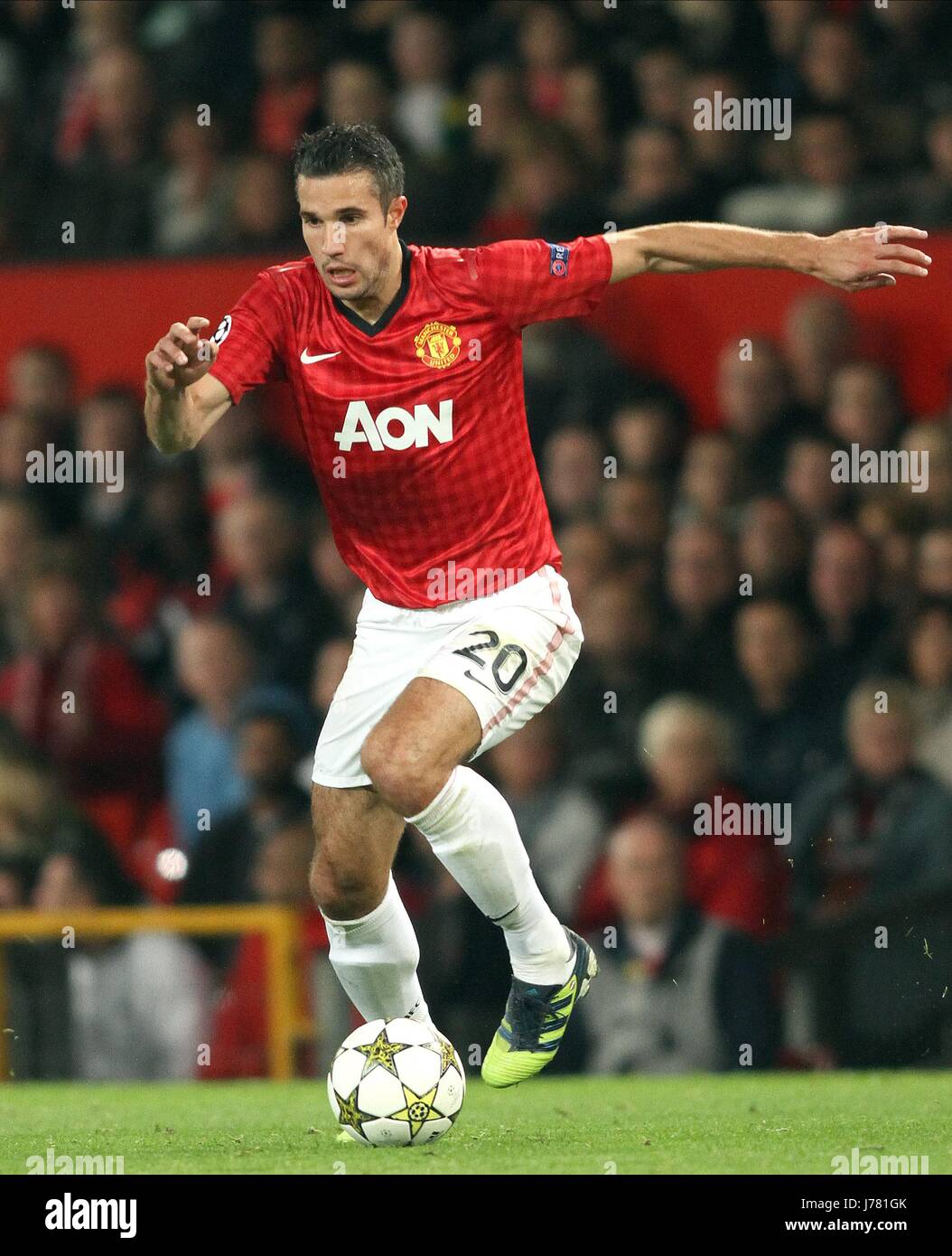 ROBIN VAN PERSIE MANCHESTER UNITED MANCHESTER ENGLAND UK 19 September ...