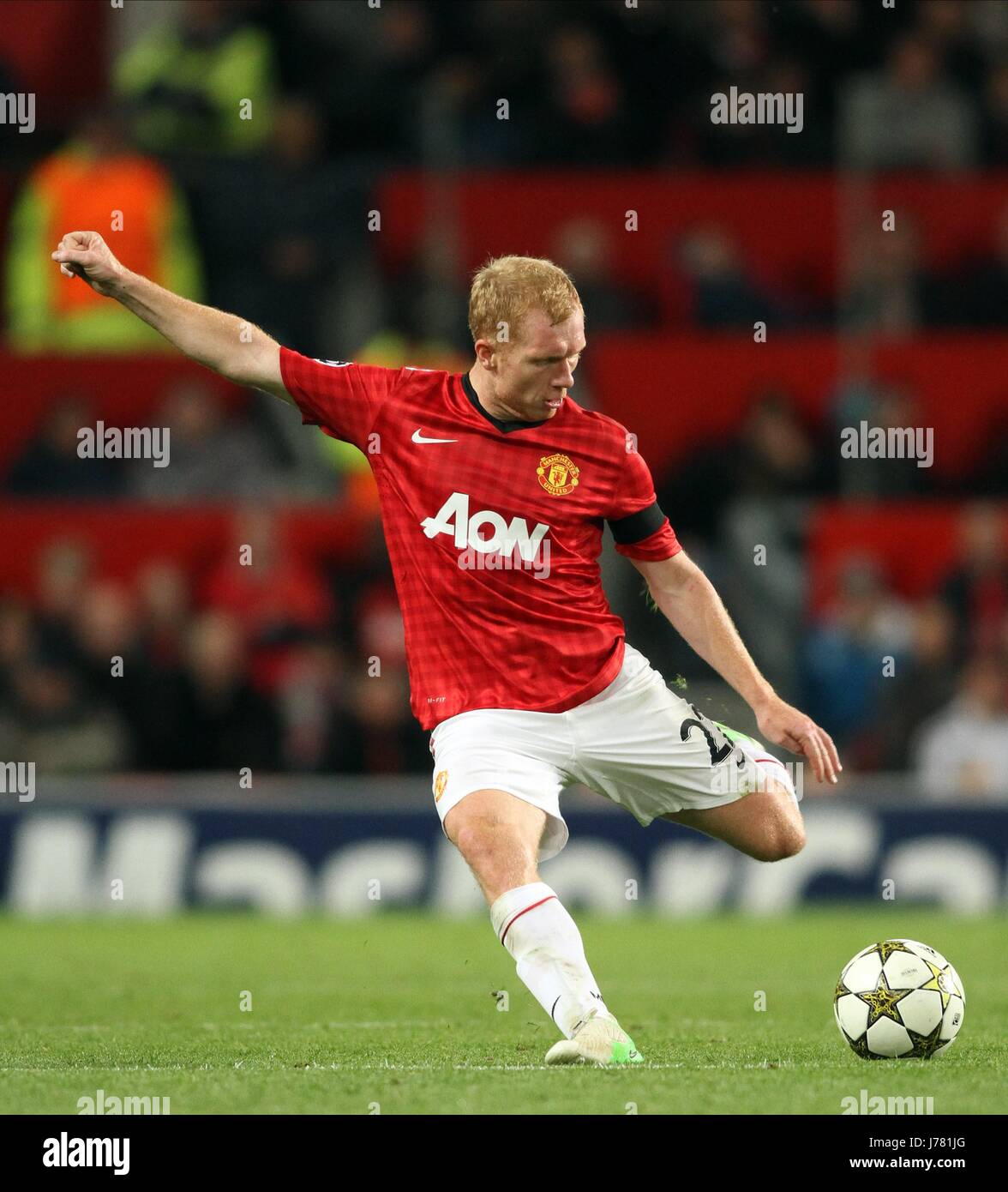 PAUL SCHOLES MANCHESTER UNITED FC MANCHESTER UNITED FC MANCHESTER ...