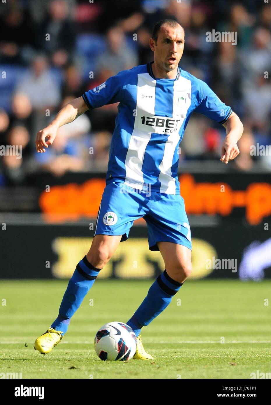 IVAN RAMIS WIGAN ATHLETIC FC WIGAN ATHLETIC FC DW STADIUM WIGAN ENGLAND ...