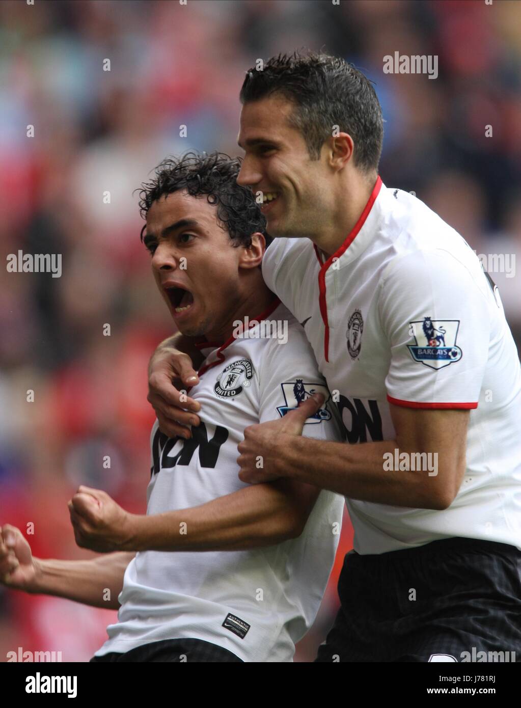 RAFAEL & ROBIN VAN PERSIE LIVERPOOL V MANCHESTER UNITED ANFIELD ...