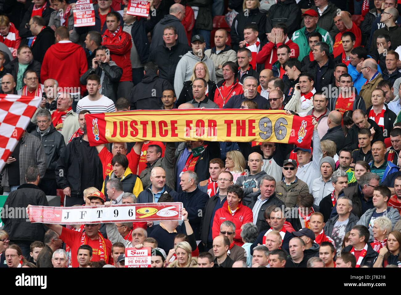 Hillsborough kop hi-res stock photography and images - Alamy