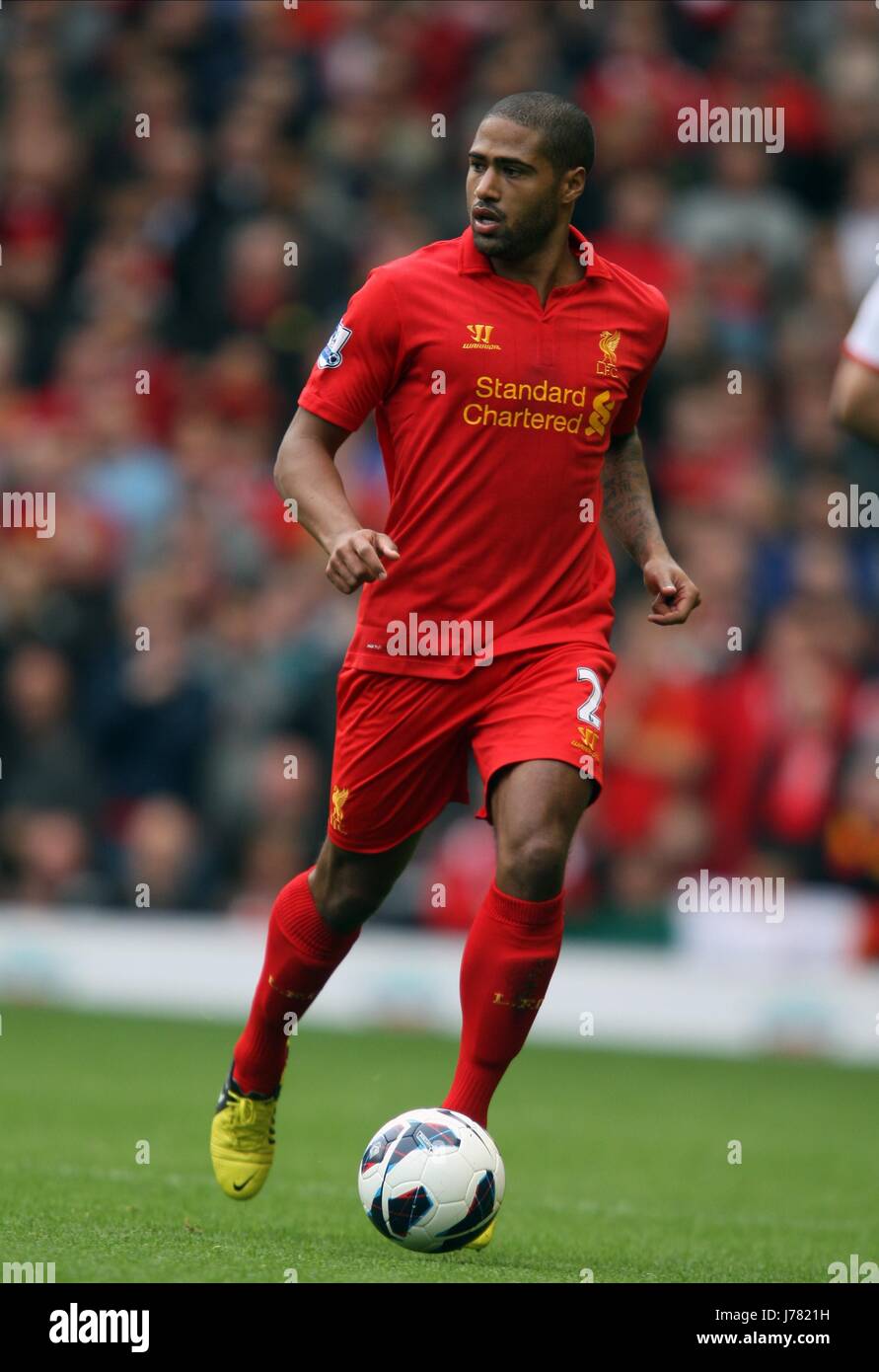 GLEN JOHNSON LIVERPOOL FC LIVERPOOL FC ANFIELD LIVERPOOL ENGLAND 23 ...