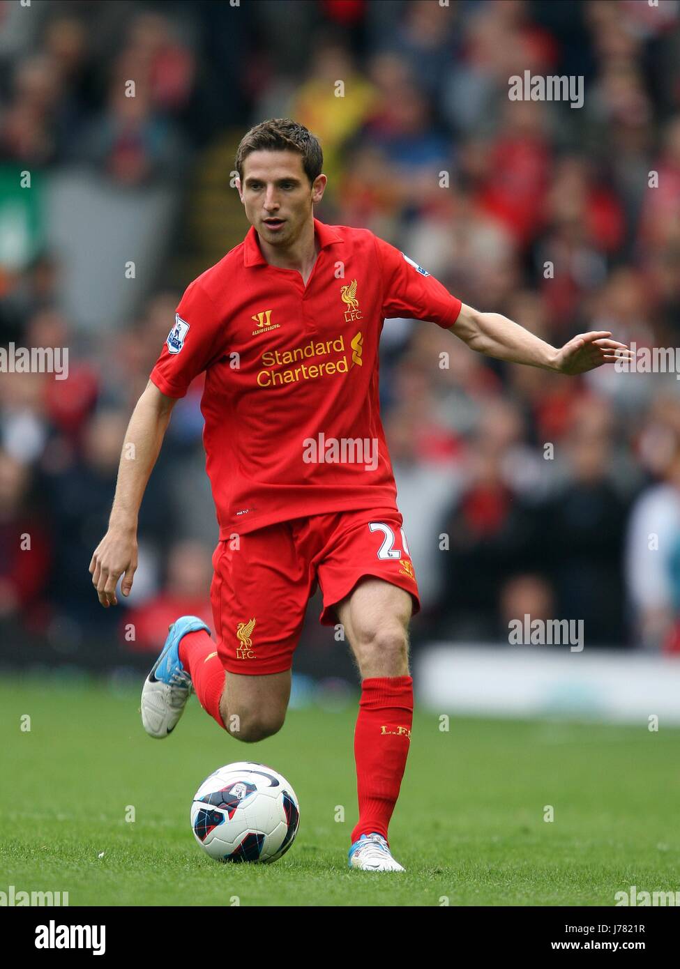 JOE ALLEN LIVERPOOL FC LIVERPOOL FC ANFIELD LIVERPOOL ENGLAND 23 ...