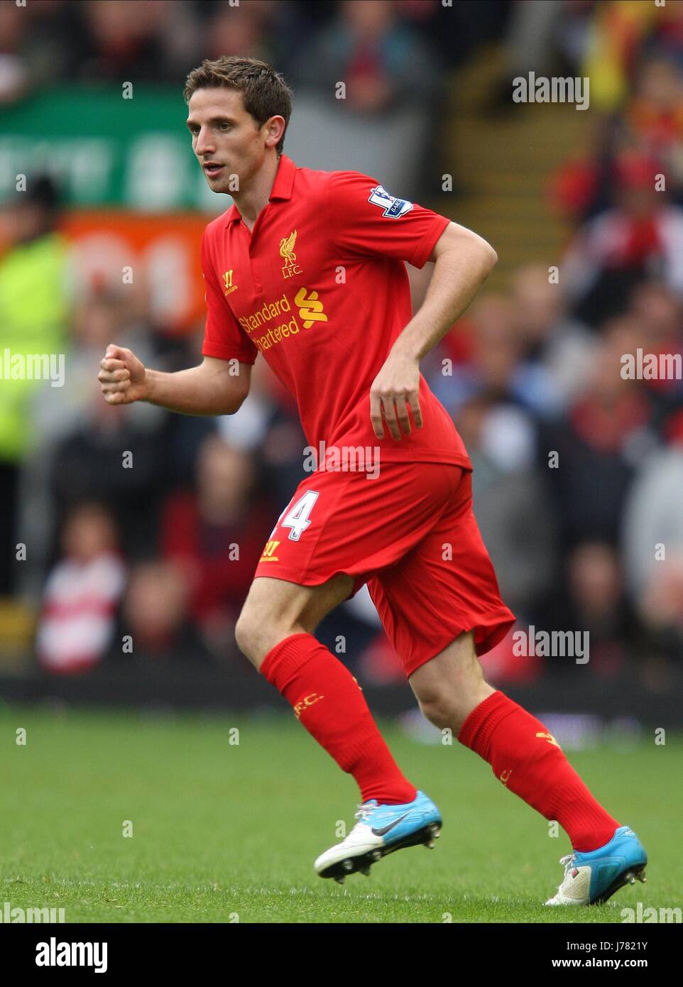 JOE ALLEN LIVERPOOL FC LIVERPOOL FC ANFIELD LIVERPOOL ENGLAND 23 ...