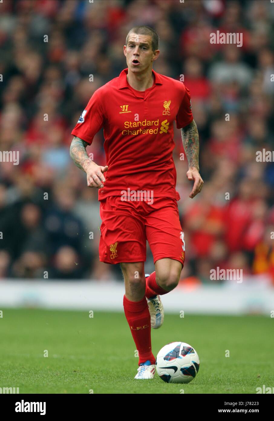 DANIEL AGGER LIVERPOOL FC LIVERPOOL FC ANFIELD LIVERPOOL ENGLAND 23 ...