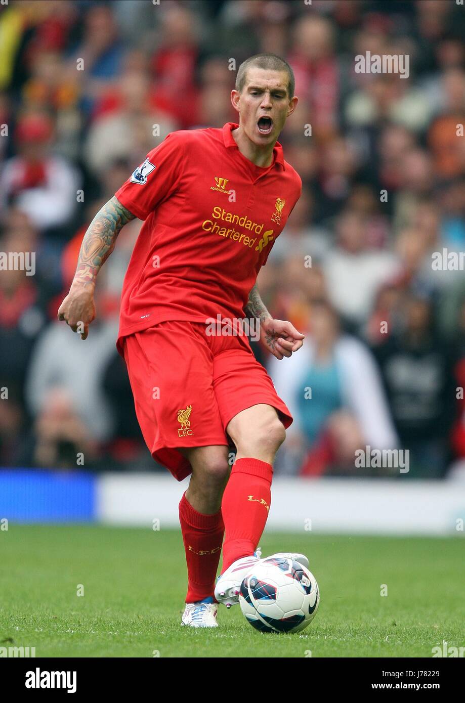 DANIEL AGGER LIVERPOOL FC LIVERPOOL FC ANFIELD LIVERPOOL ENGLAND 23 ...